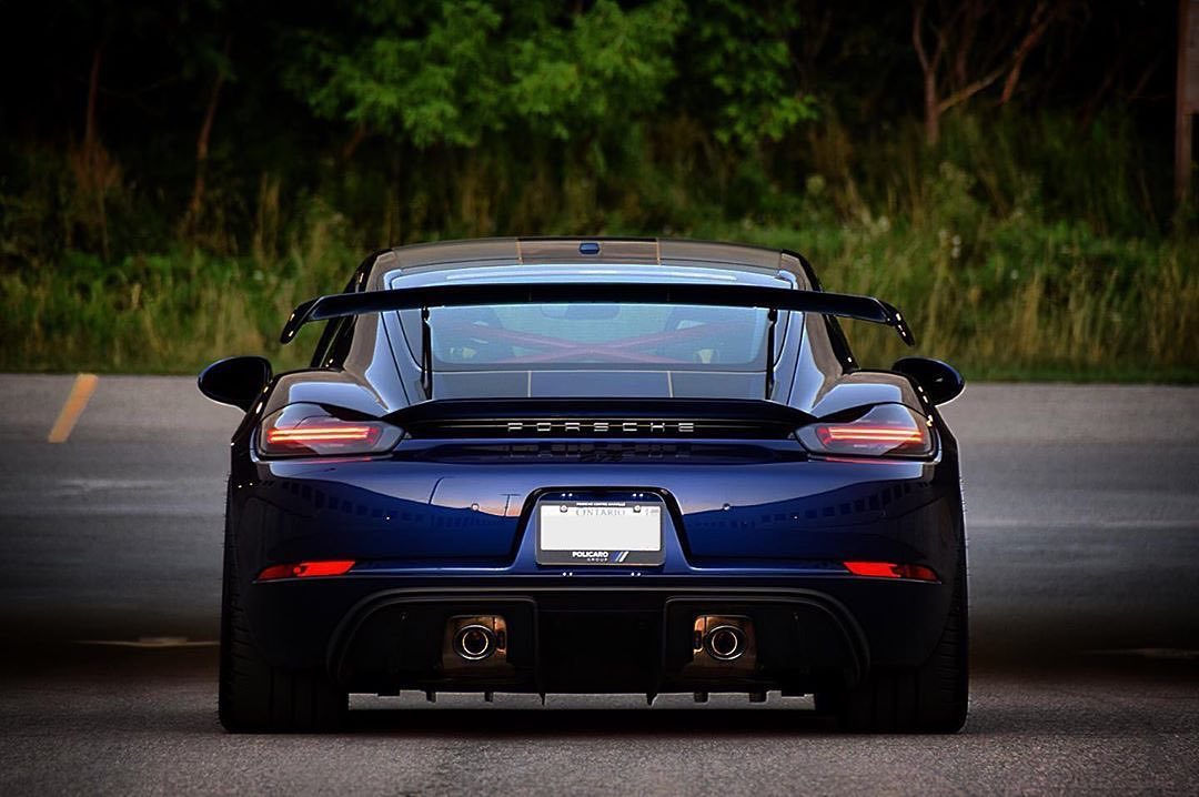 GT4 Wing Risers by RSNV - For 981 and 718 Porsche GT4