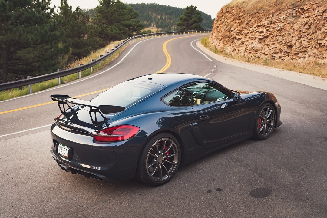 GT4 Wing Risers by RSNV - For 981 and 718 Porsche GT4