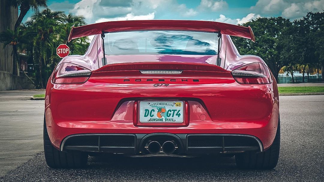 GT4 Wing Risers by RSNV - For 981 and 718 Porsche GT4