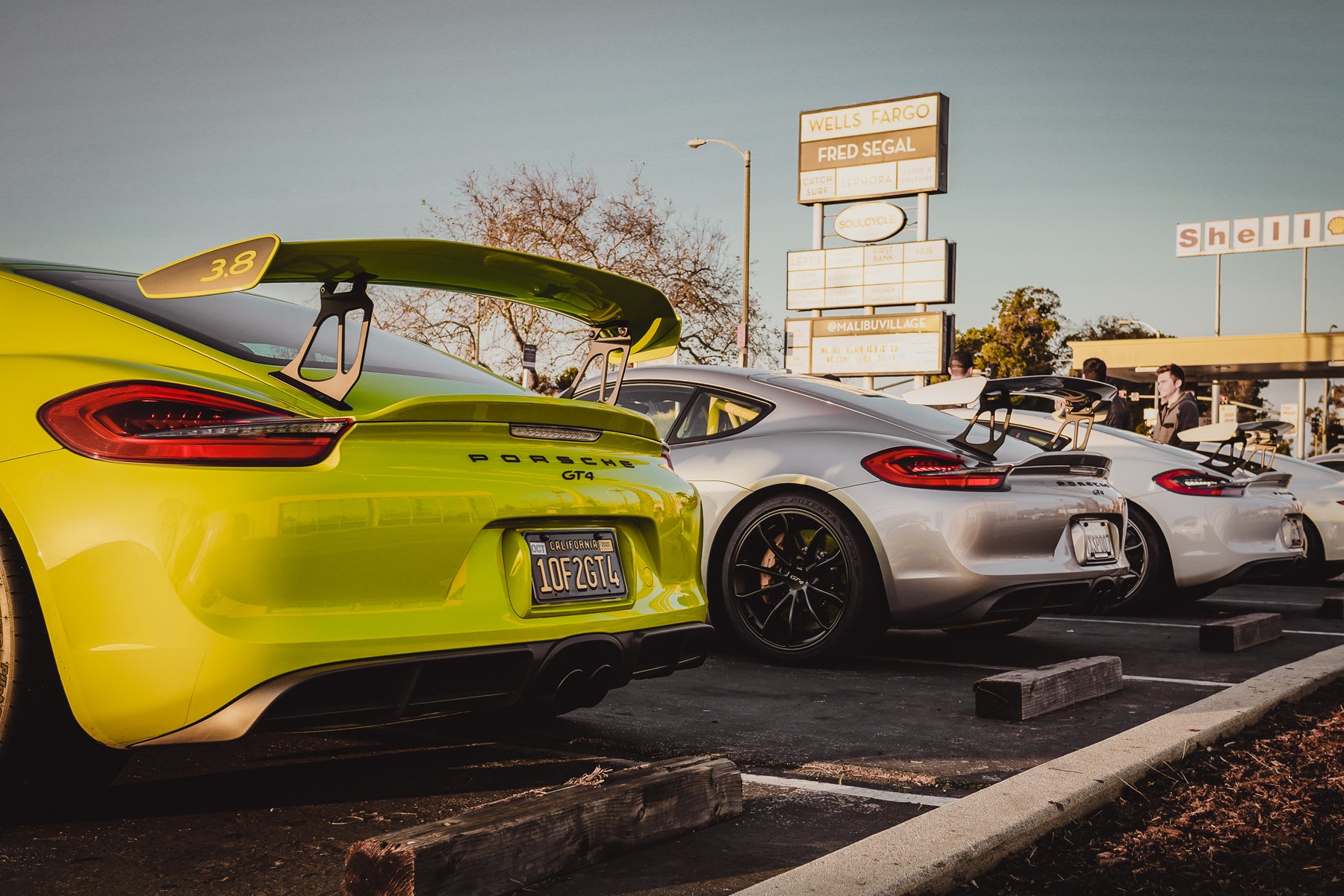 GT4 Wing Risers by RSNV - For 981 and 718 Porsche GT4