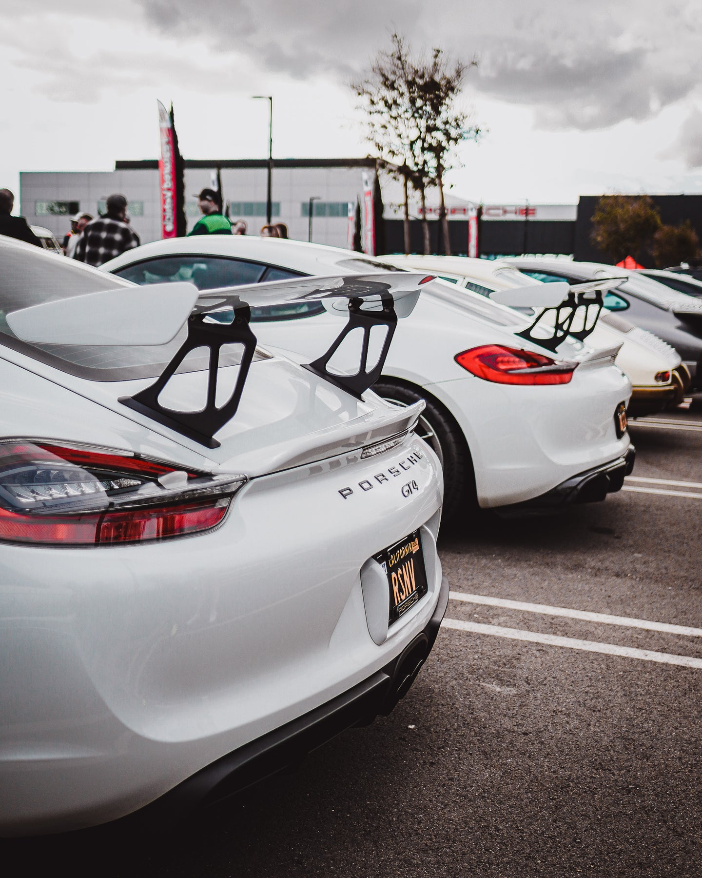 GT4 Wing Risers by RSNV - For 981 and 718 Porsche GT4