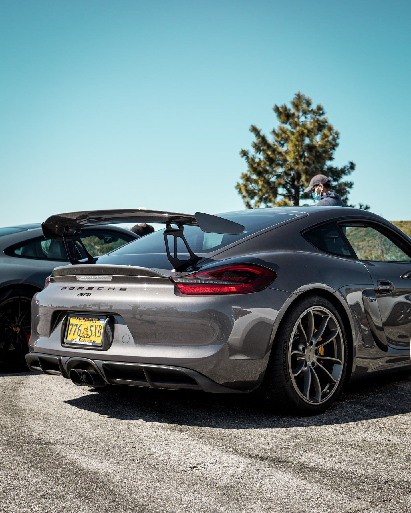 GT4 Wing Risers by RSNV - For 981 and 718 Porsche GT4