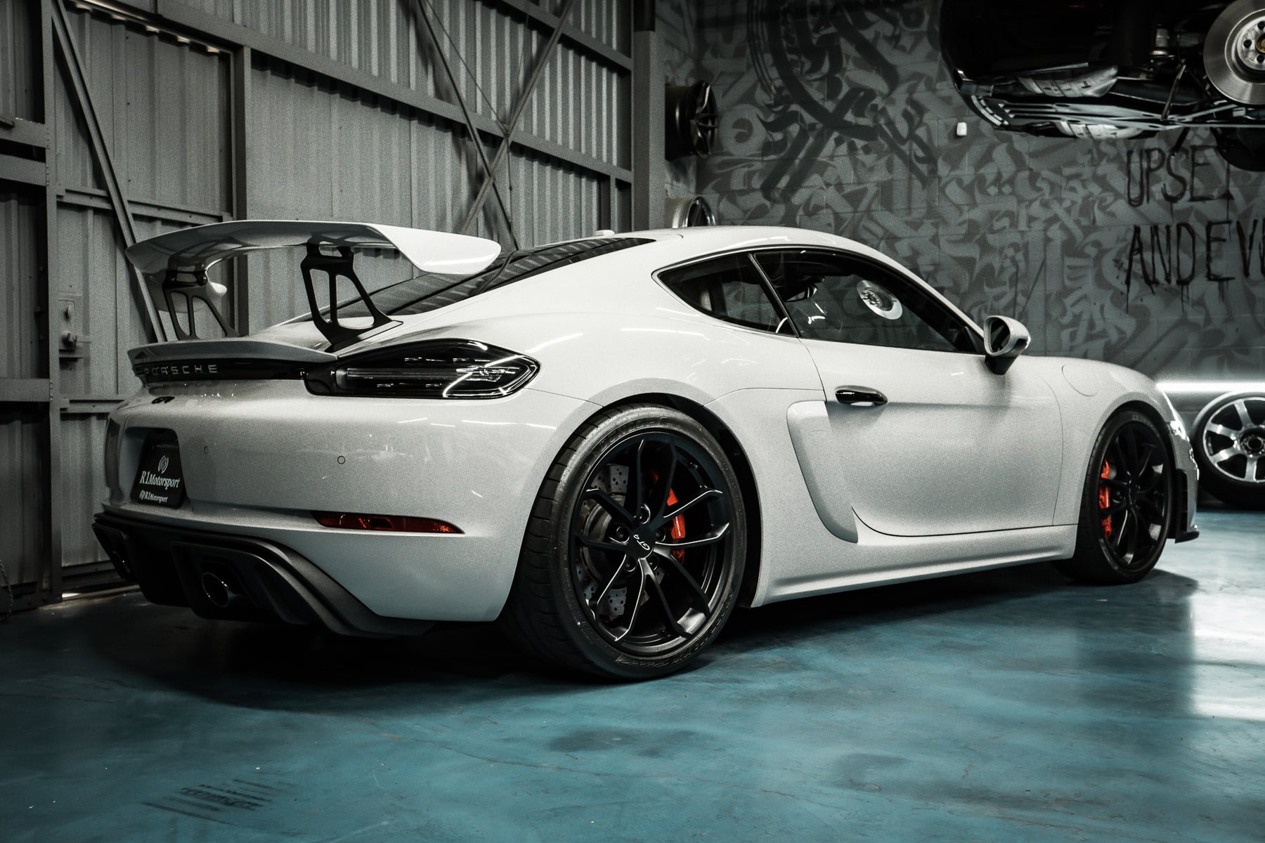 GT4 Wing Risers by RSNV - For 981 and 718 Porsche GT4