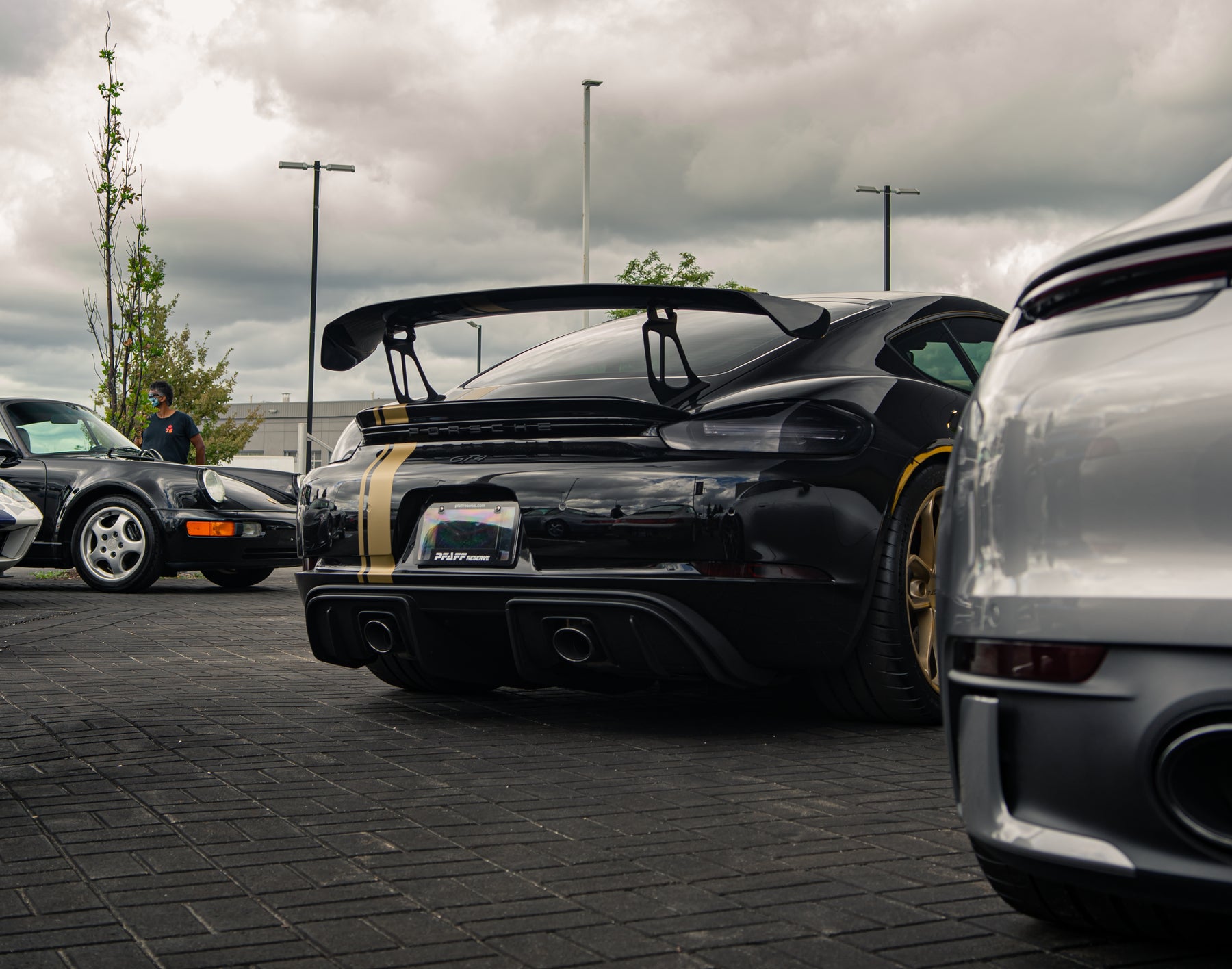 GT4 Wing Risers by RSNV - For 981 and 718 Porsche GT4