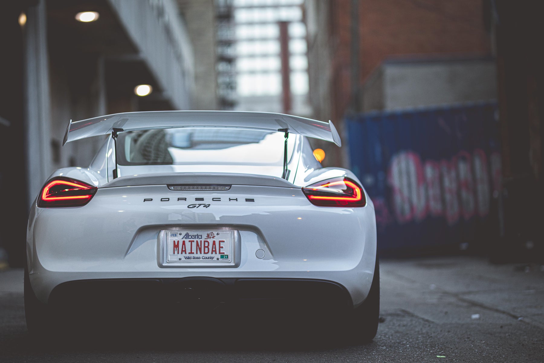 GT4 Wing Risers by RSNV - For 981 and 718 Porsche GT4