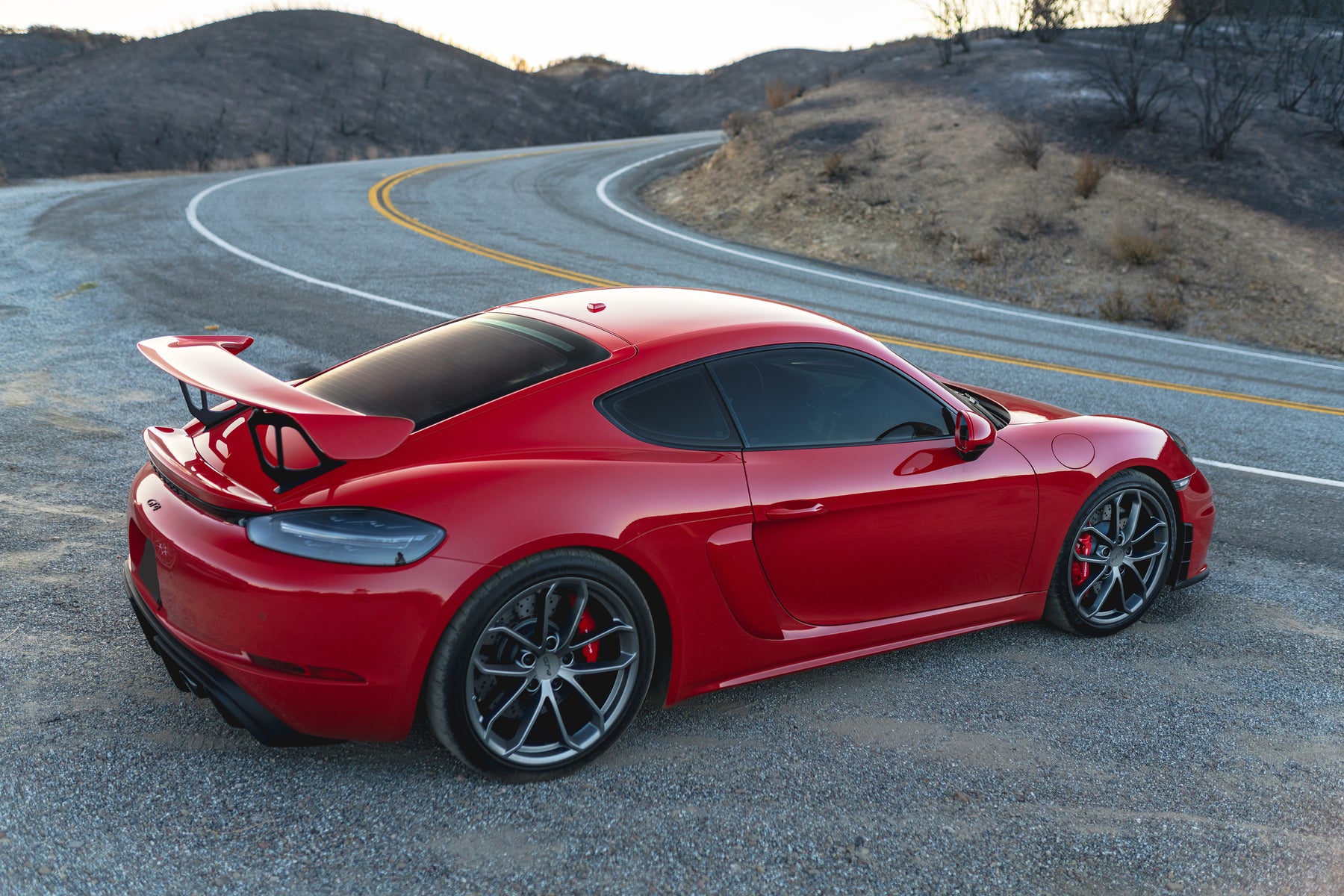 GT4 Wing Risers by RSNV - For 981 and 718 Porsche GT4